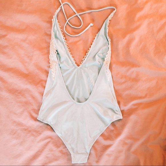 H&M | Swim | One Piece Light Teal Bathing Suit | Poshmark